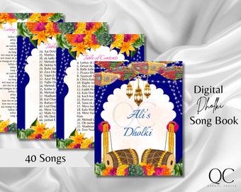 Modern Dholki Book, Mayoun Book,, Desi Song Book, Dholki Songs Lyrics ...