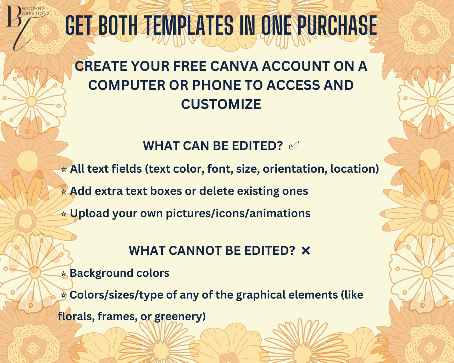 Editable Henna Mehndi Haldi Mayoun Mayun Dholki Pithi Sangeet ...