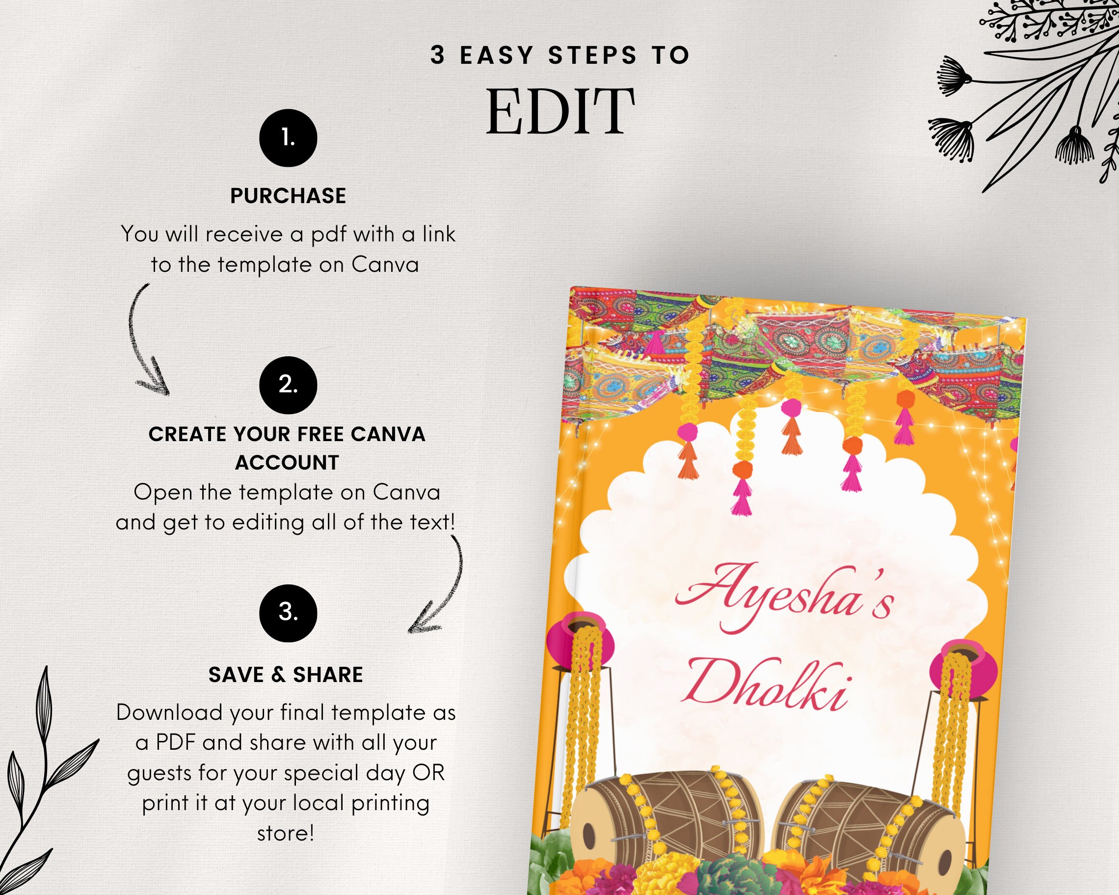 DIGITAL DOWNLOAD Modern Dholki Book, Mayoun Mehndi Song Book Desi Song ...