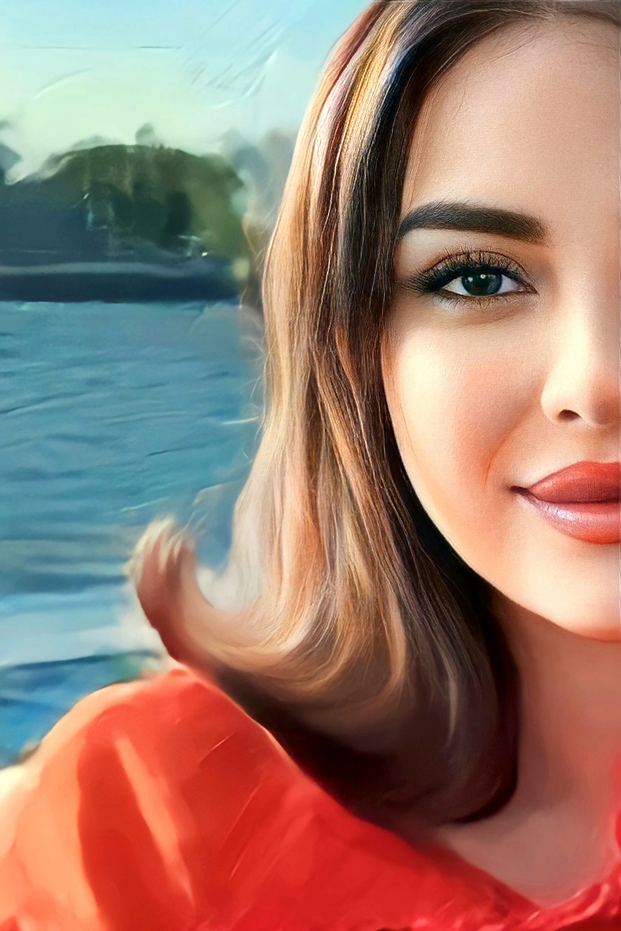 Edit Photo, Portrait Drawing Oil Style, Oil Style Photography, Splash ...