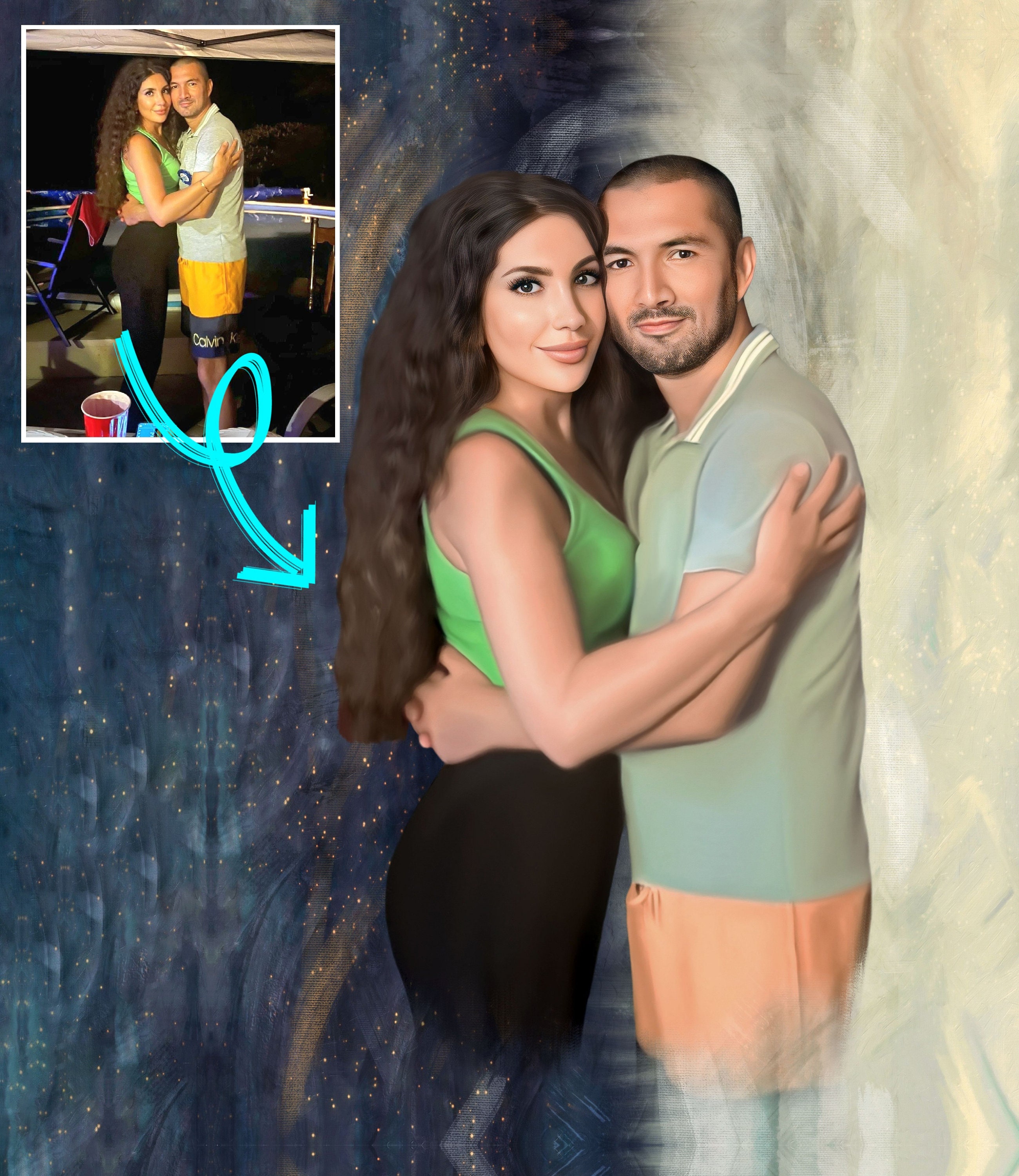 Dream Art Portrait, Digital Portrait, Custom Avatar, Personalized ...