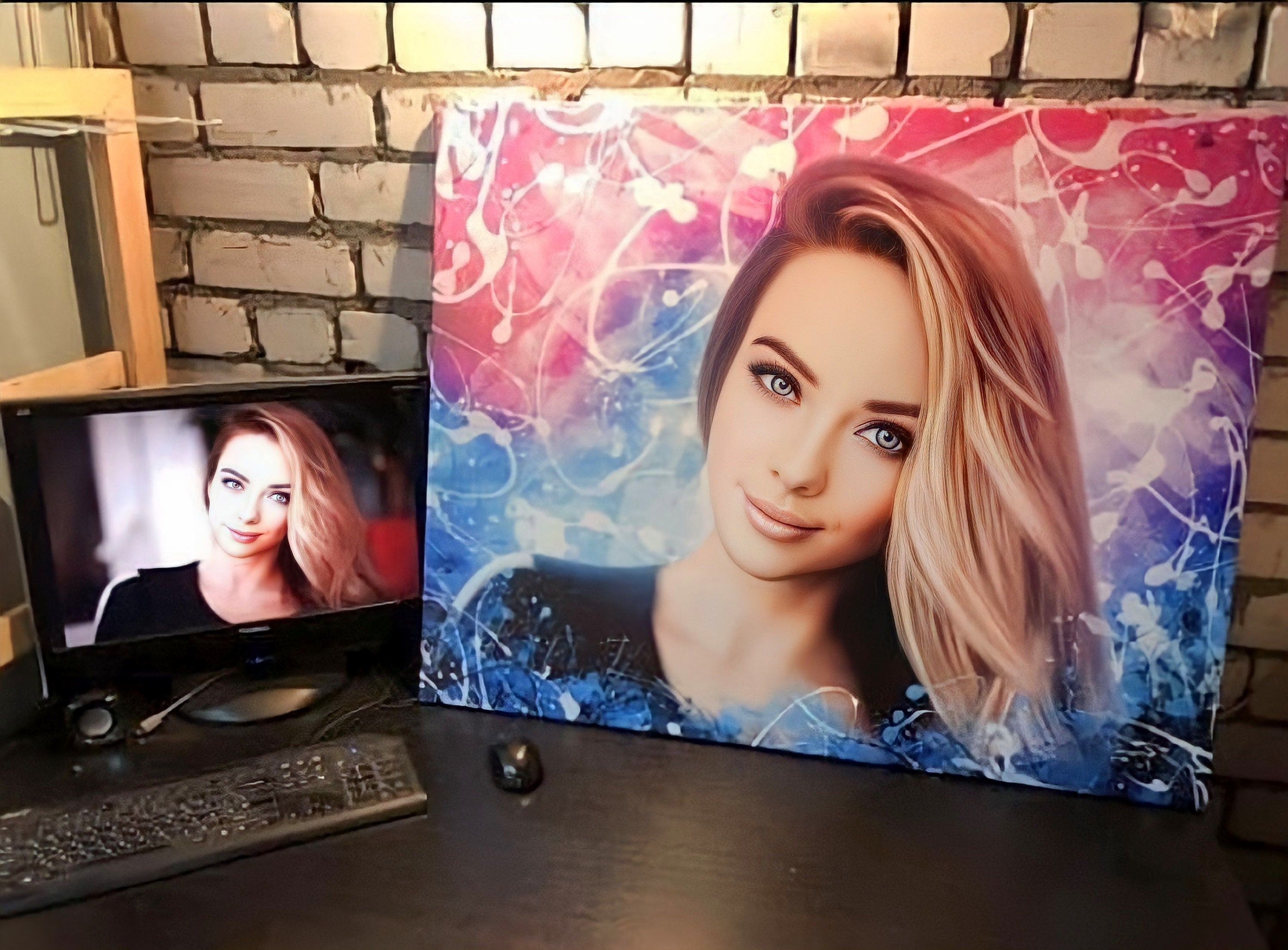 Dream Art Portrait Digital Portrait Custom Avatar - Etsy