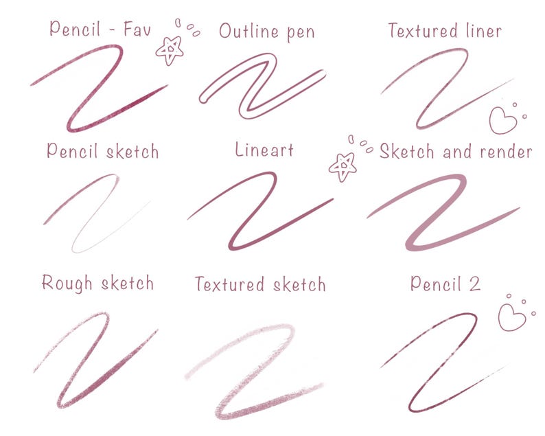 Procreate Soft Anime Brush Set - 50 Lineart, Sketch, Watercolor ...