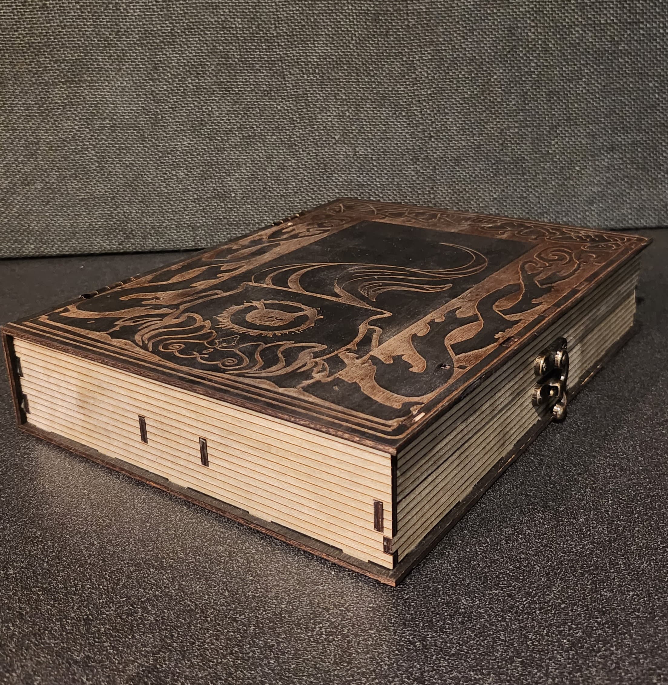 Grimoire/book Deck Box - Etsy