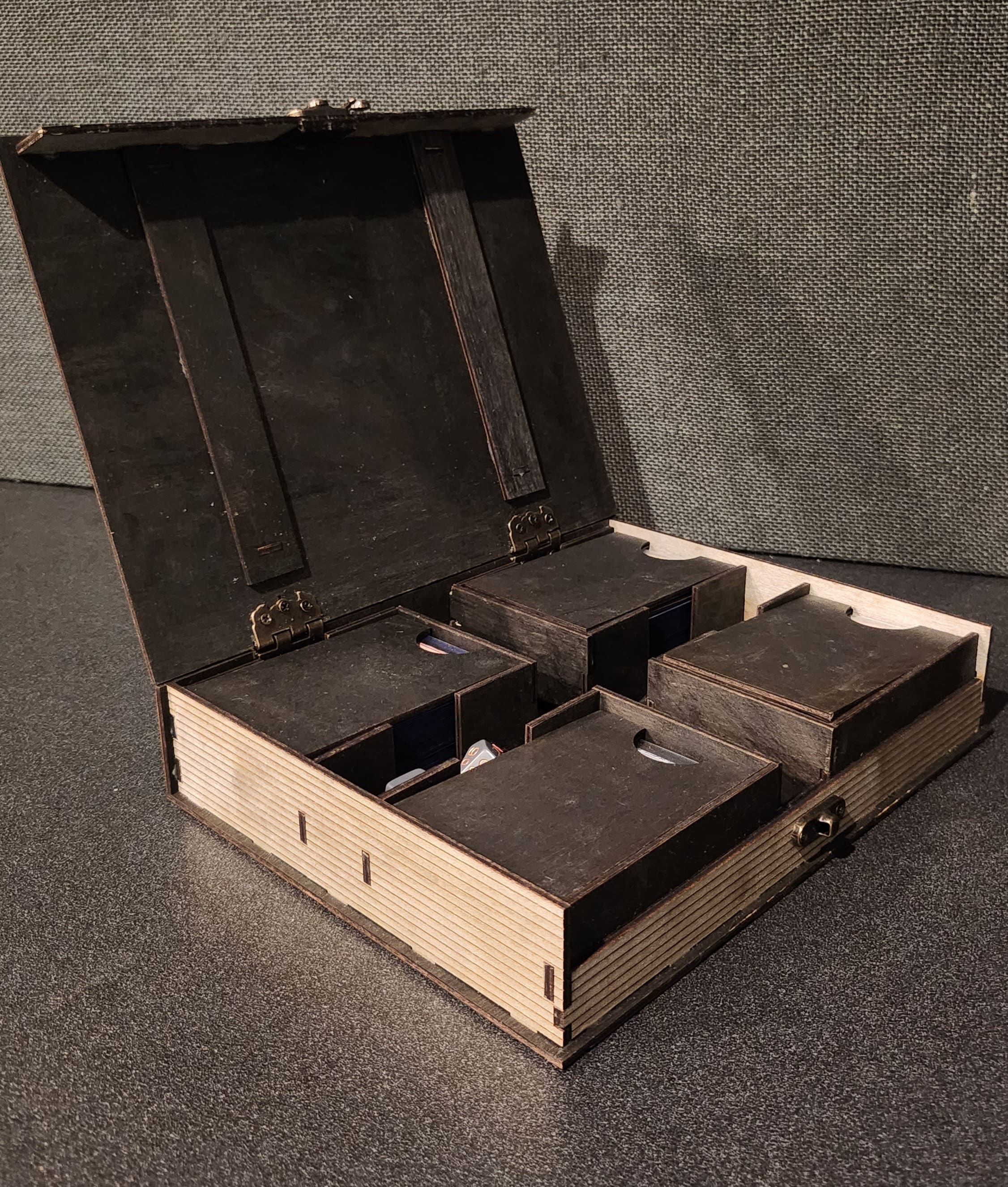 Grimoire/book Deck Box - Etsy