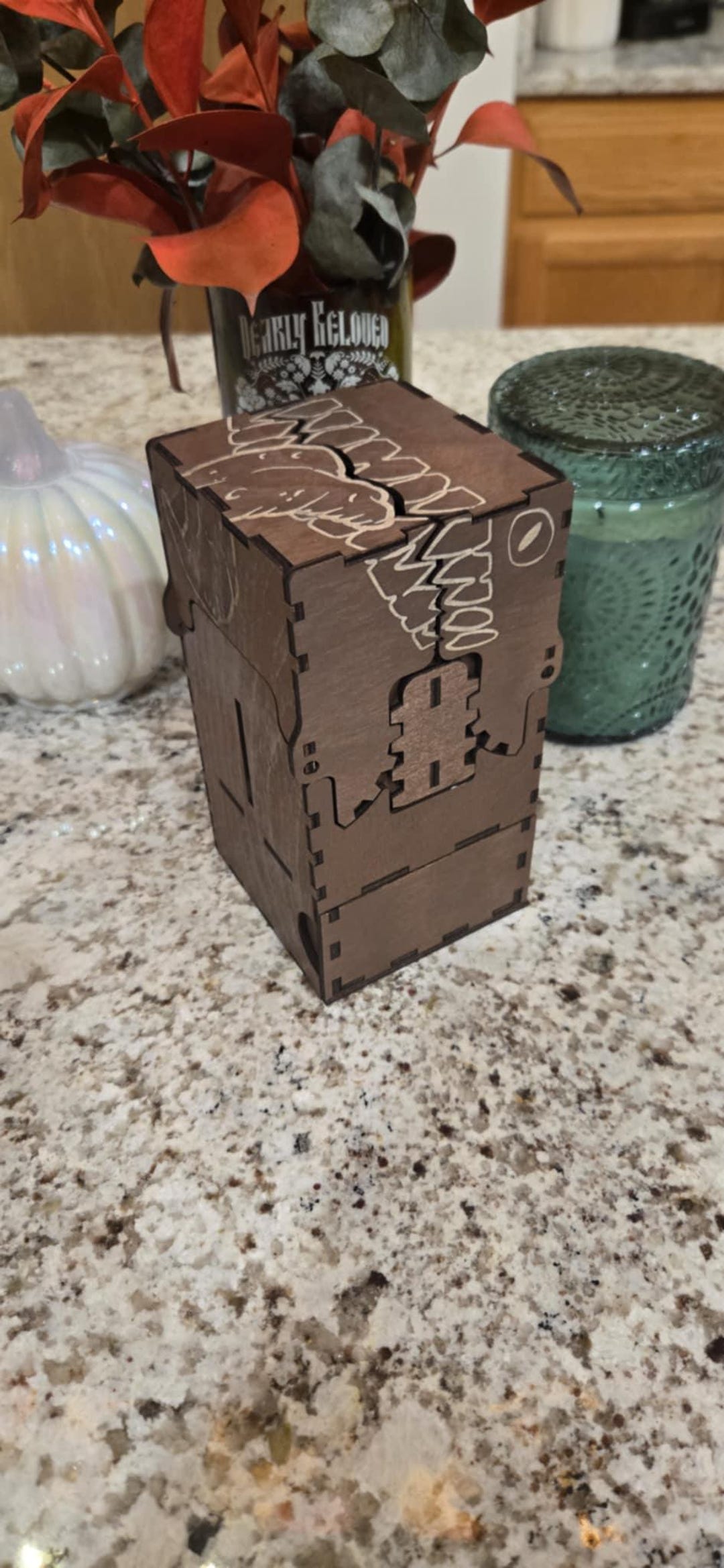 Gear Deck Box With Dice Tray- Mimic - Etsy