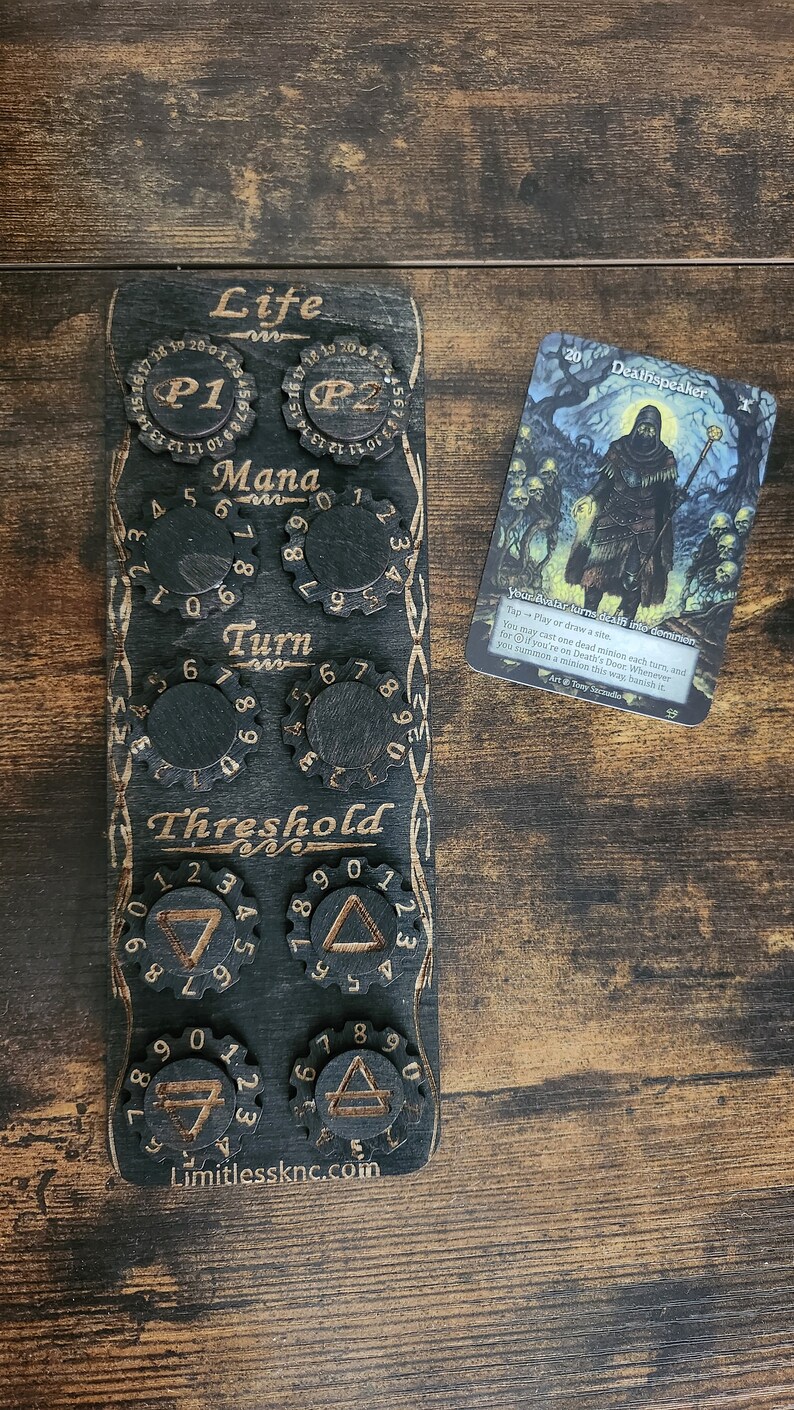 Sorcery Contested Realm Game Tracker- 2 Player Life, Mana, Turn ...