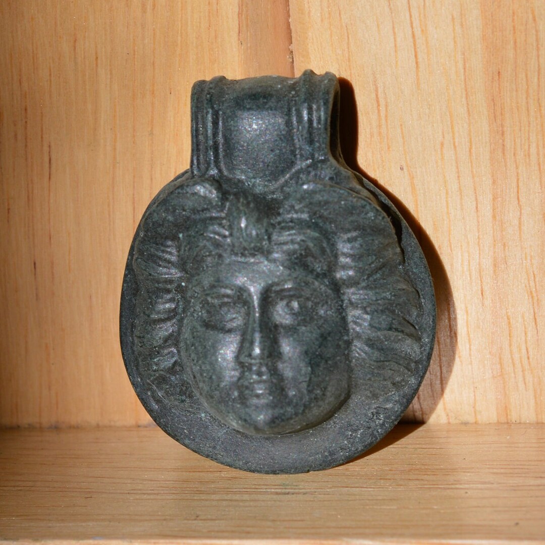 Roman Bronze Gorgon Medusa Amulet Pendant - Etsy