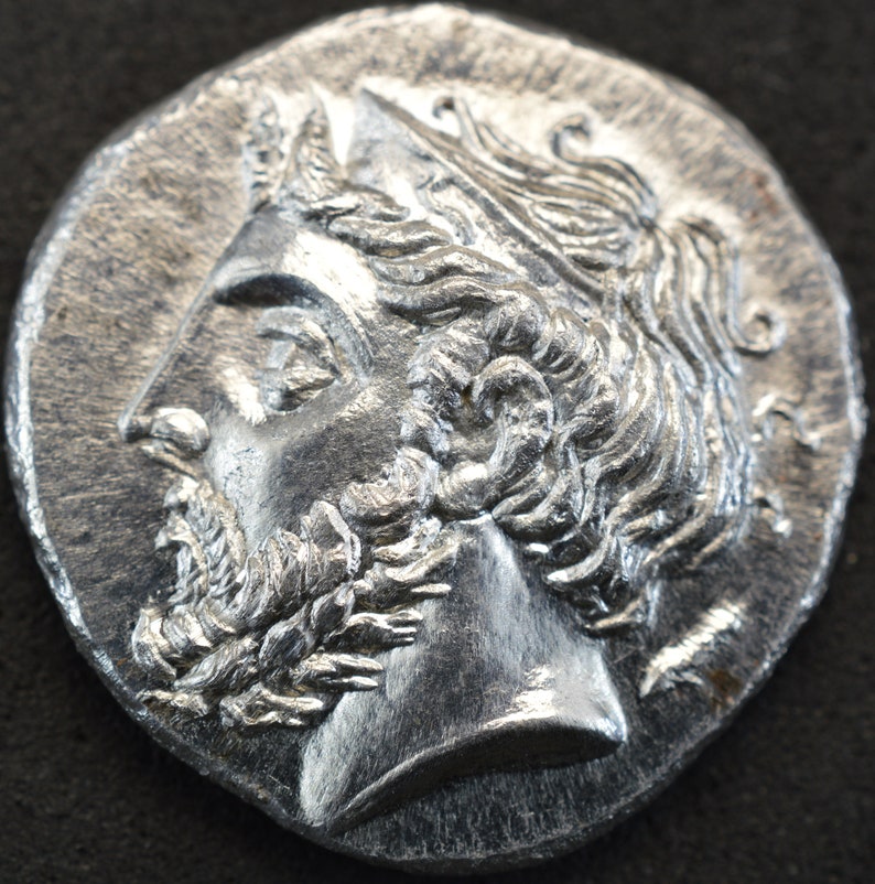 Silver Greek Drachm of Lampsakos, Mysia, Solid Silver Coin - Etsy