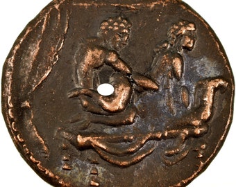 Roman Æ Spintria Brothel Entry Token XVII Bronze Coin - Etsy