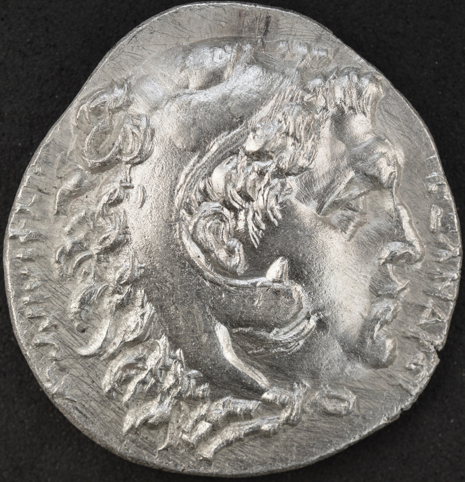 Silver Greek Tetradrachm of Agathocles, King of Bactria, Alexander the ...