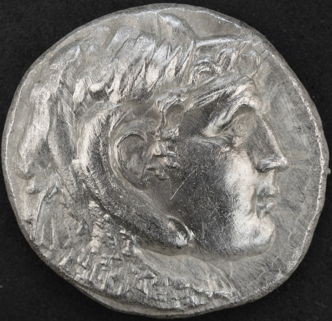 Silver Greek Tetradrachm of Ptolemy I Soter, Ptolemaic Egypt Mint of ...