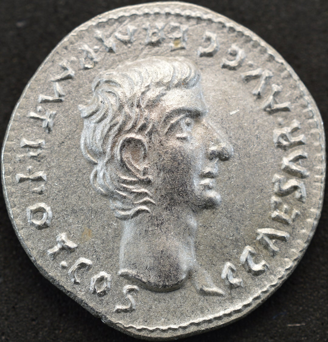 Silver Roman Denarius of Caligula / Divus Augustus Solid Silver Coin - Etsy