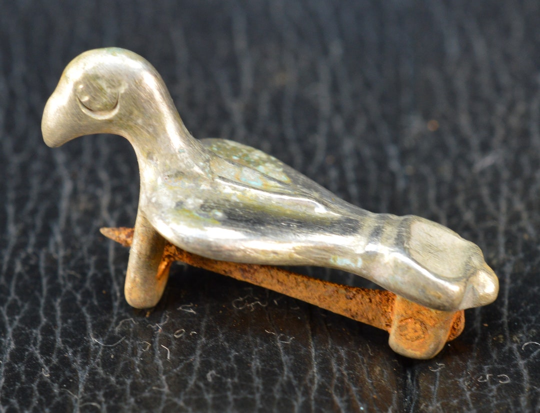 Roman Solid Silver Zoomorphic Brooch Fibula - Etsy