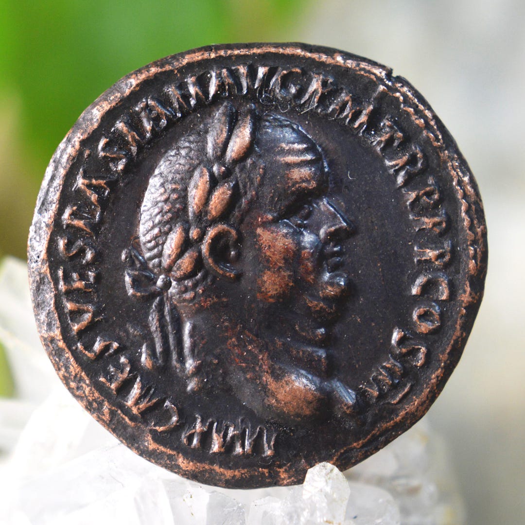 Roman Æ Sestertius of Vespasian Judaea Capta, Commemorating Romes ...