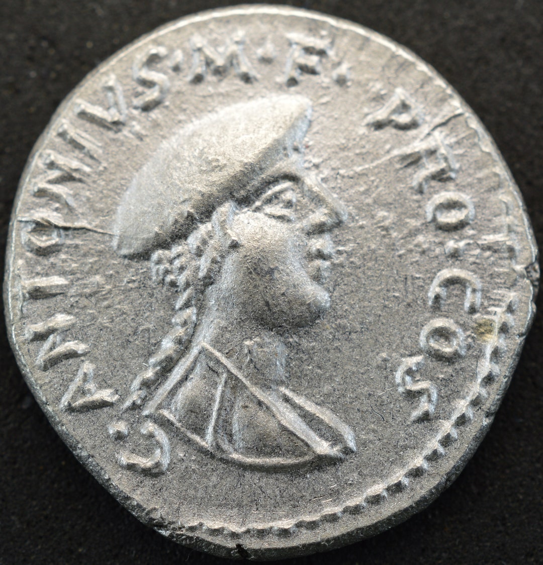 Silver Roman Denarius of Caius Antonius Solid Silver Coin - Etsy