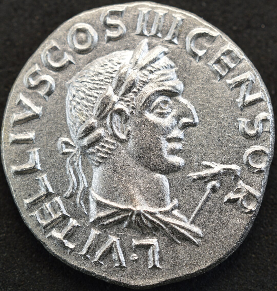 Silver Roman Denarius of Lucius Vitellius Solid Silver Coin - Etsy