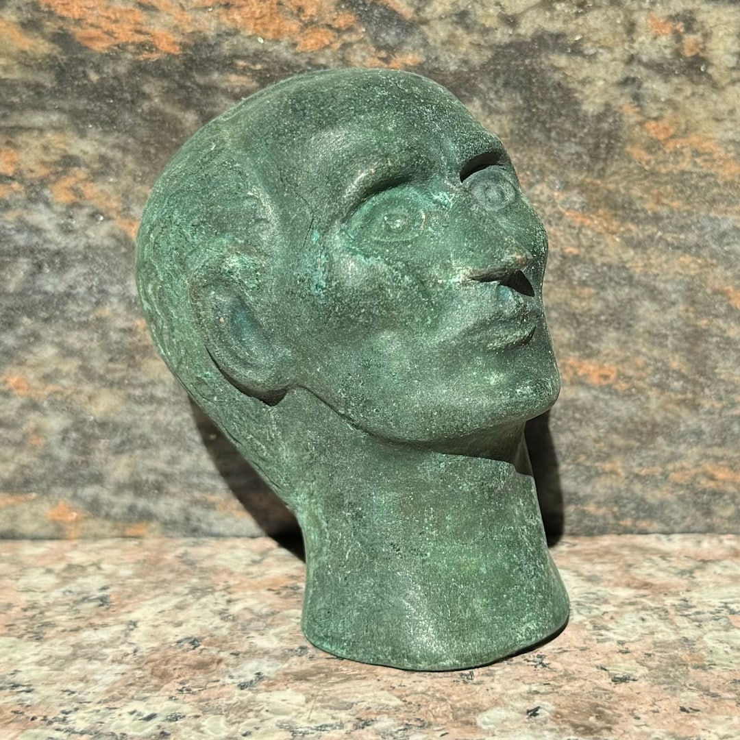 Roman Bronze Head of Emperor Julius Caesar Fragment - Etsy