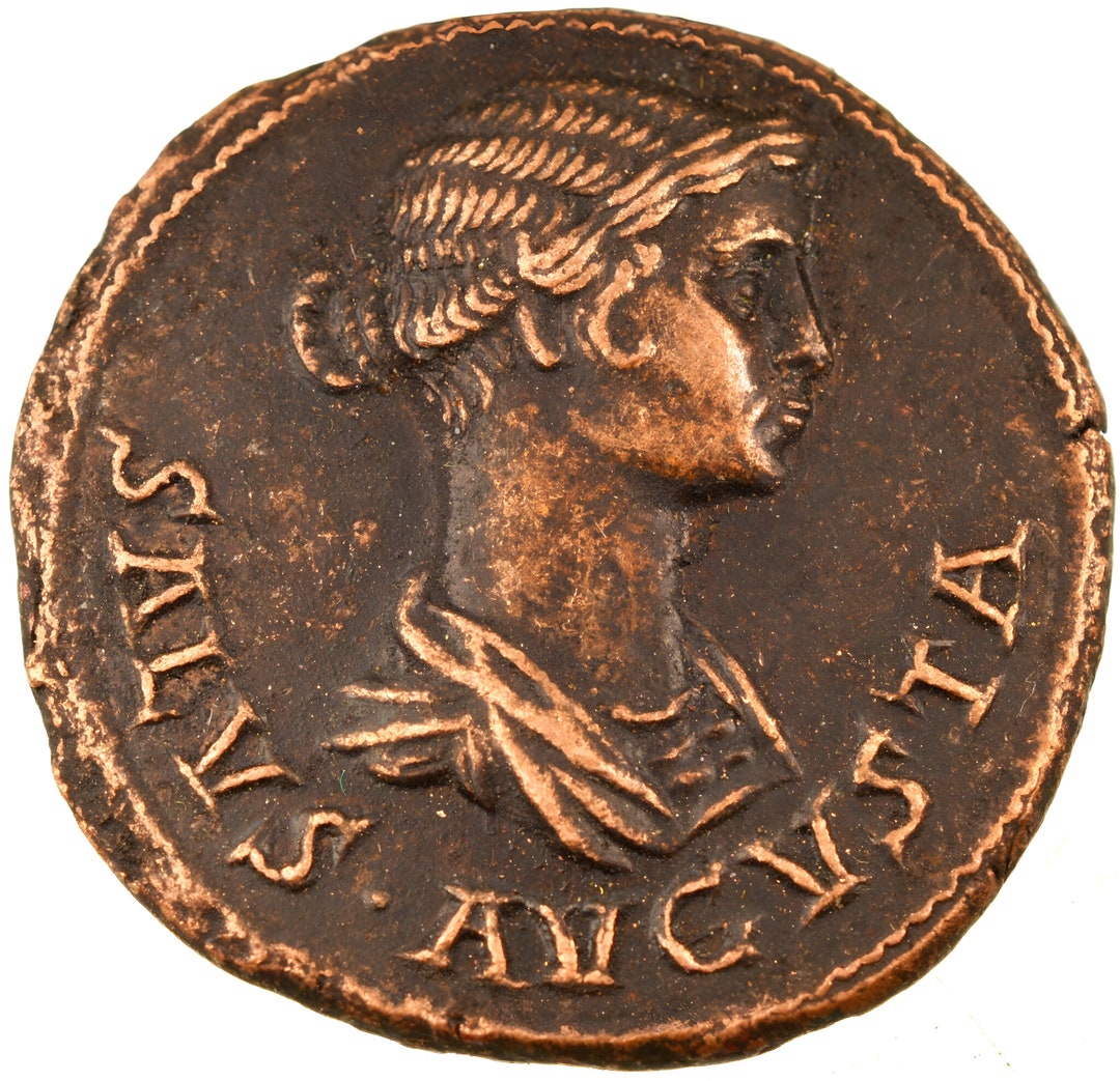 Roman Dupondius of Livia Drusilla Bronze Coin - Etsy UK