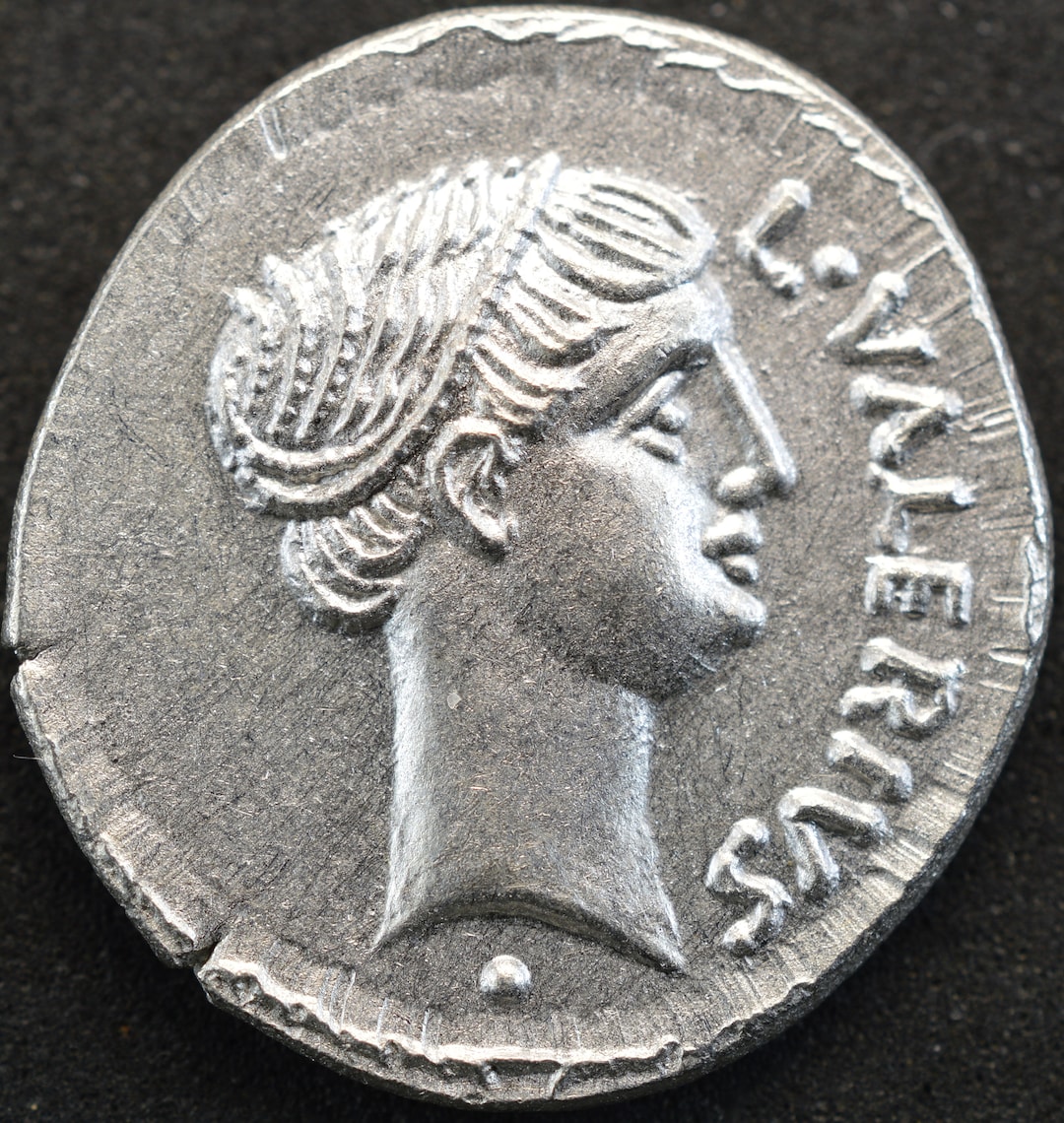 Silver Roman Denarius of Lucius Valerius Acisculus Solid Silver Coin - Etsy