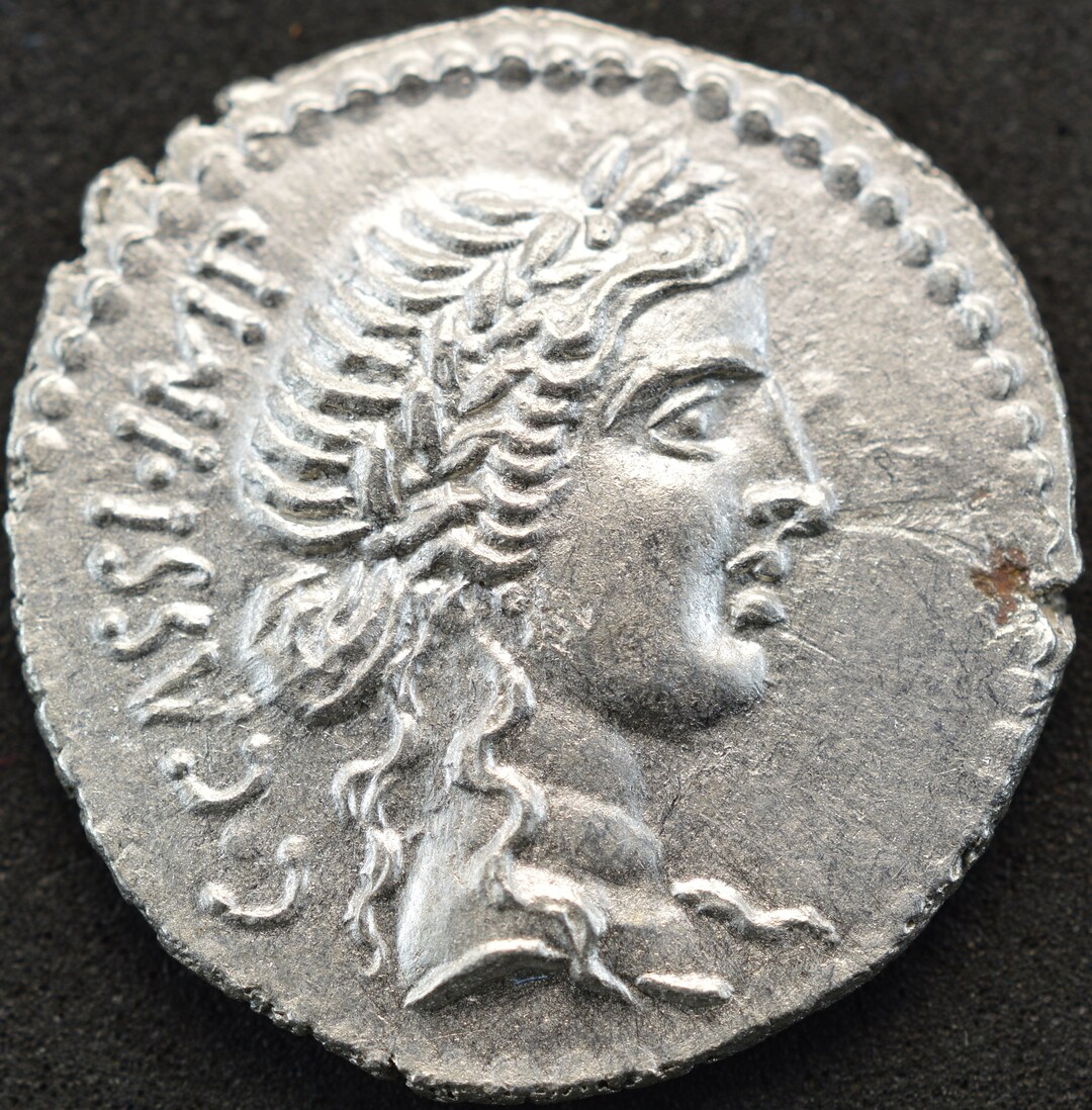 Silver Roman Denarius of Caius Cassius Longinus Solid Silver Coin - Etsy