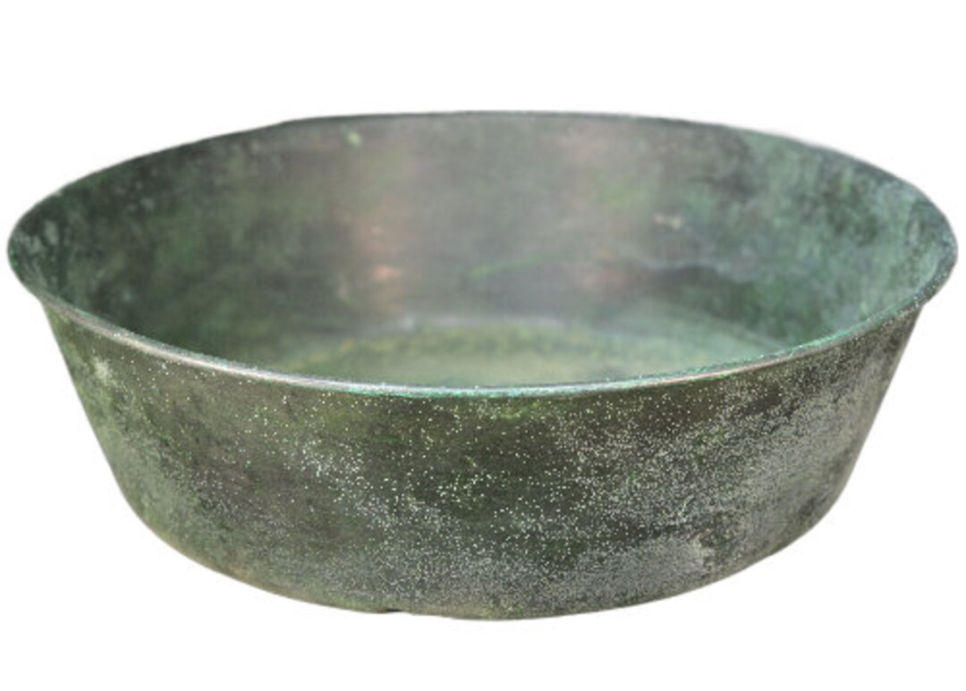 Large Roman Bronze Ceremonial Bowl - Etsy