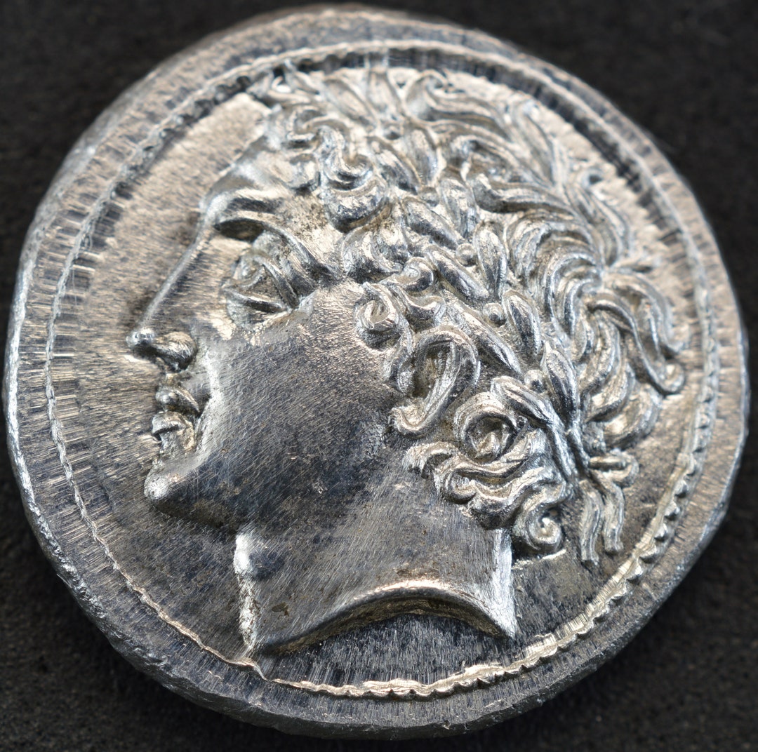 Silver Greek Drachm of Agathocles, Sicily, Syracuse, Solid Silver Coin ...