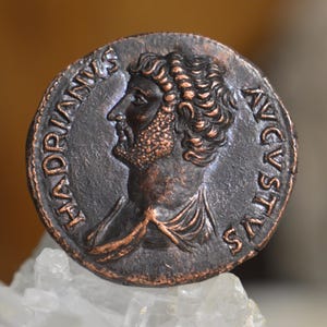 Roman Æ Sestertius of Hadrian and Justitia Bronze Coin - Etsy