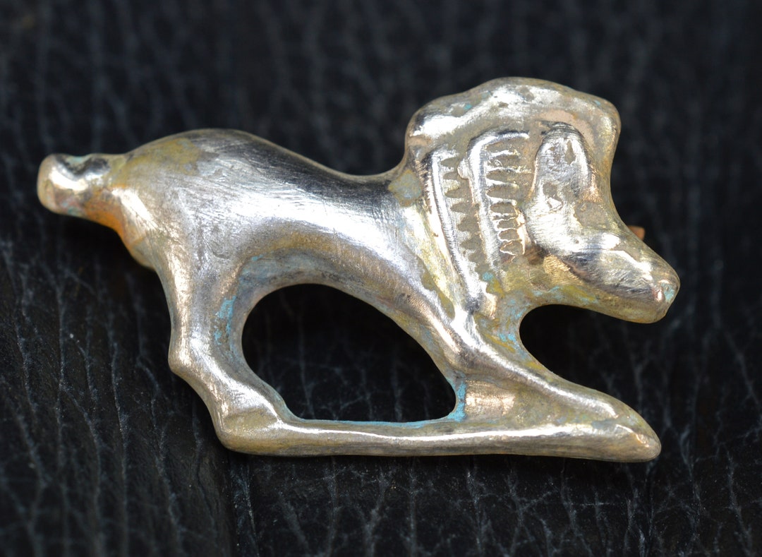 Roman Solid Silver Zoomorphic Brooch Fibula - Etsy
