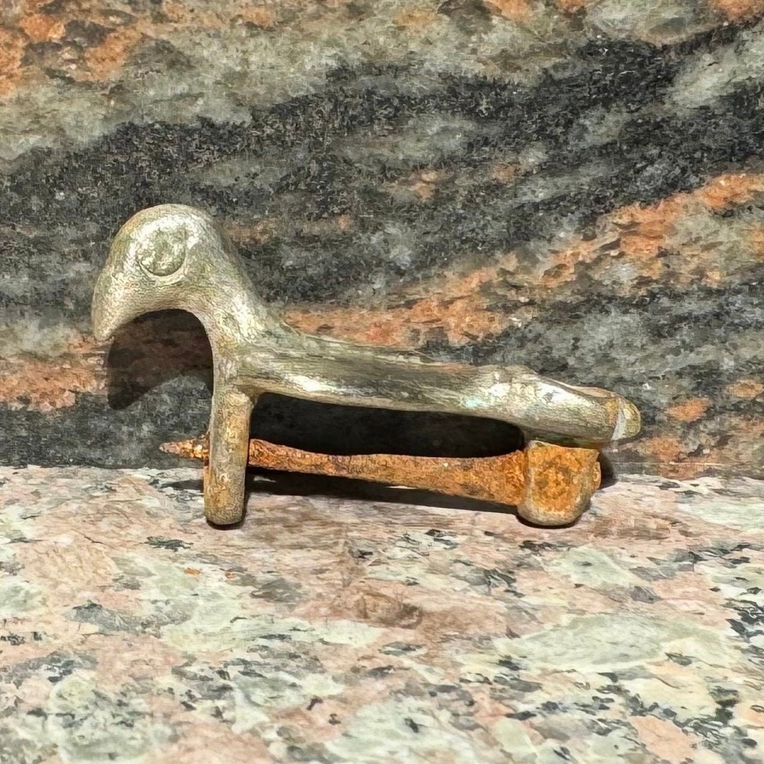 Roman Solid Silver Zoomorphic Brooch Fibula - Etsy