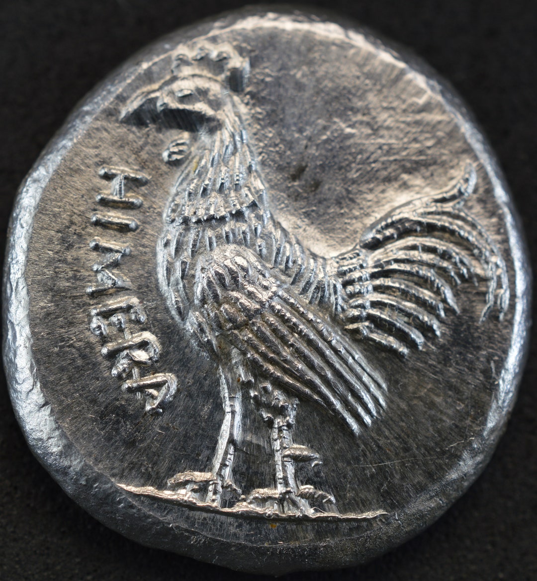 Silver Greek Didrachm of Tyrant Theron of Akragas, Sicily, Himera ...