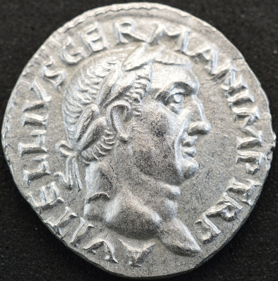 Silver Roman Denarius of Vitellius, Aulus / Vitellivs, Avlvs Solid ...