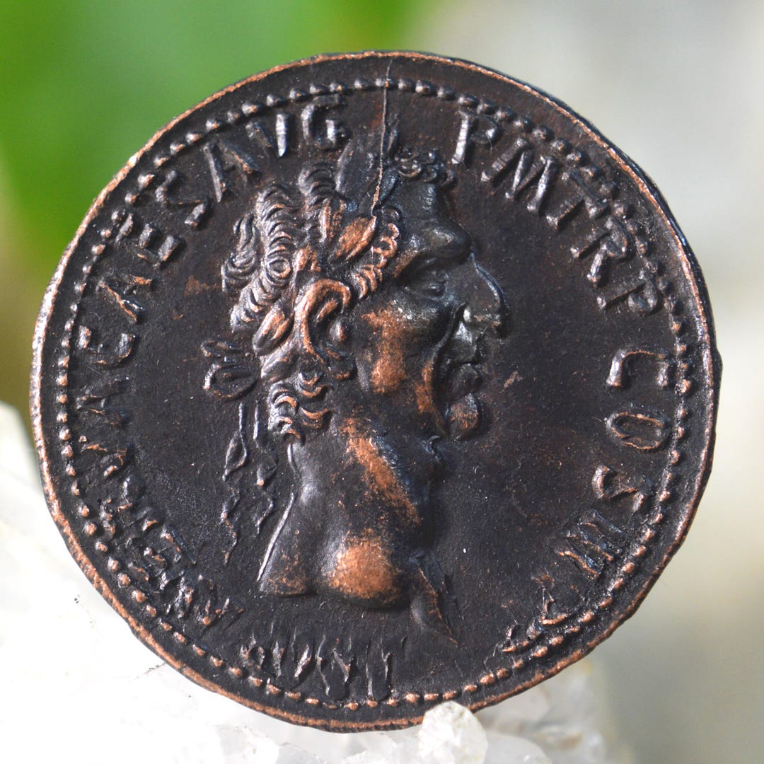 Roman Æ Sestertius of Emperor Nerva Bronze Coin - Etsy