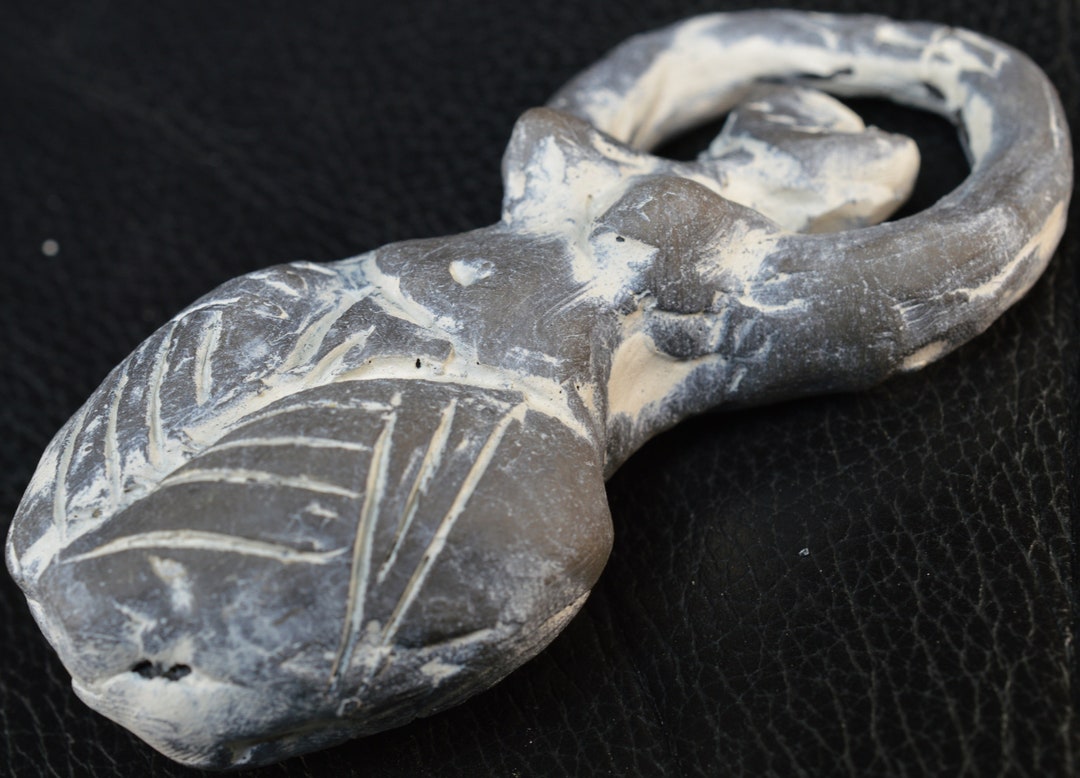 A Neolithic Grey Clay Female Standing Idol, Ceramic Sculpture, Figurine ...