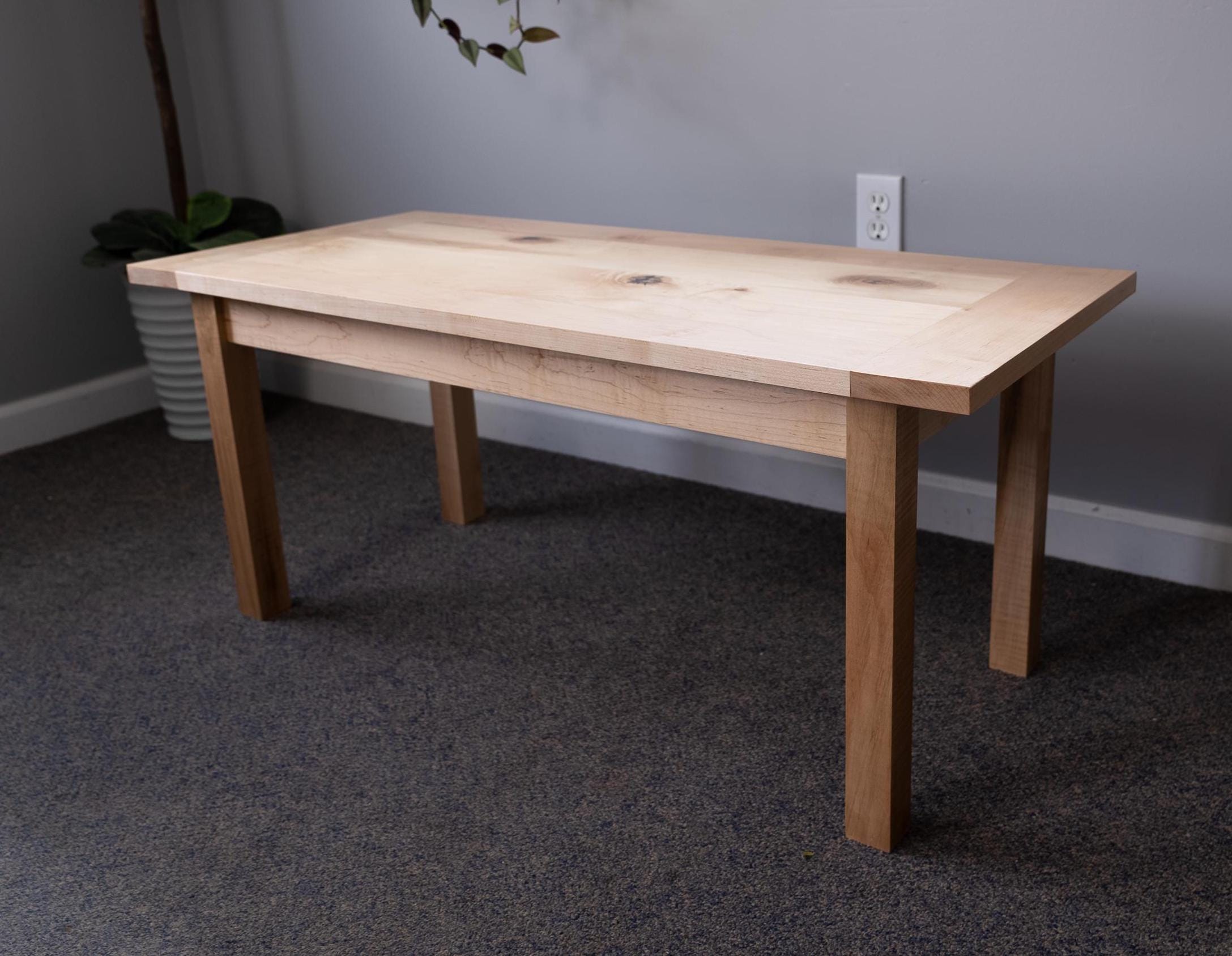 Wooden Maple Coffee Table for Living Room, Dining Room, Bedroom ...