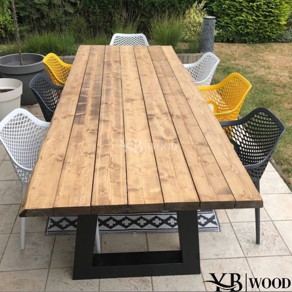 Outdoor Dining Table - Etsy