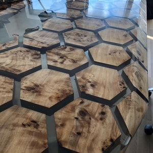 Handmade Special Design Epoxy Table, Wood Table Furniture, Custom Epoxy ...