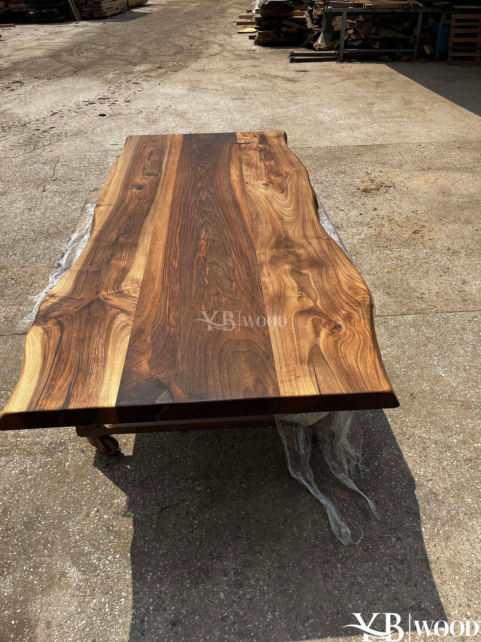 Handmade Live Edge Outdoor Wood Table, Dining Table, Outdoor Furniture ...