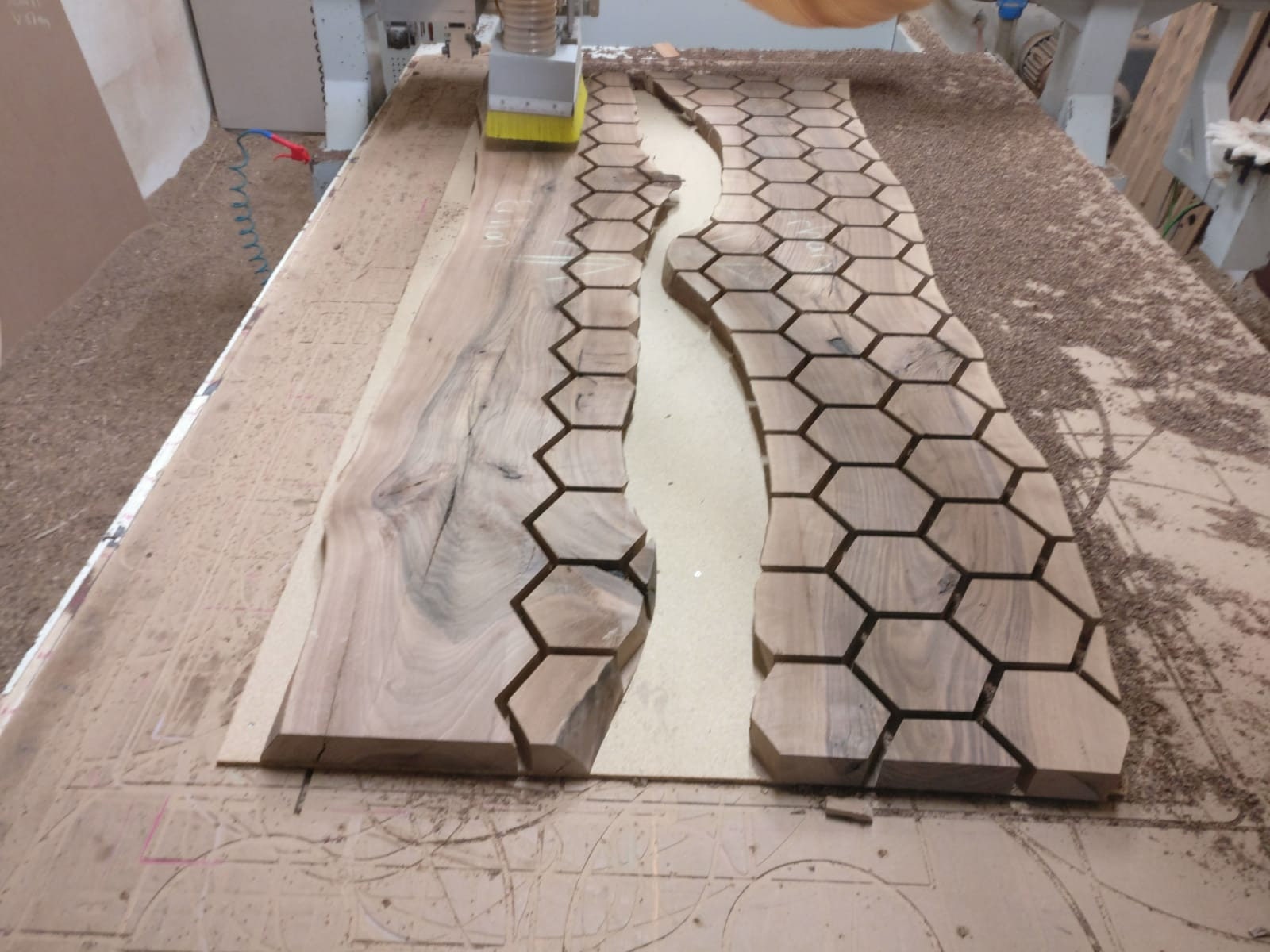 Handmade Special Design Epoxy Table, Wood Table Furniture, Custom Epoxy ...