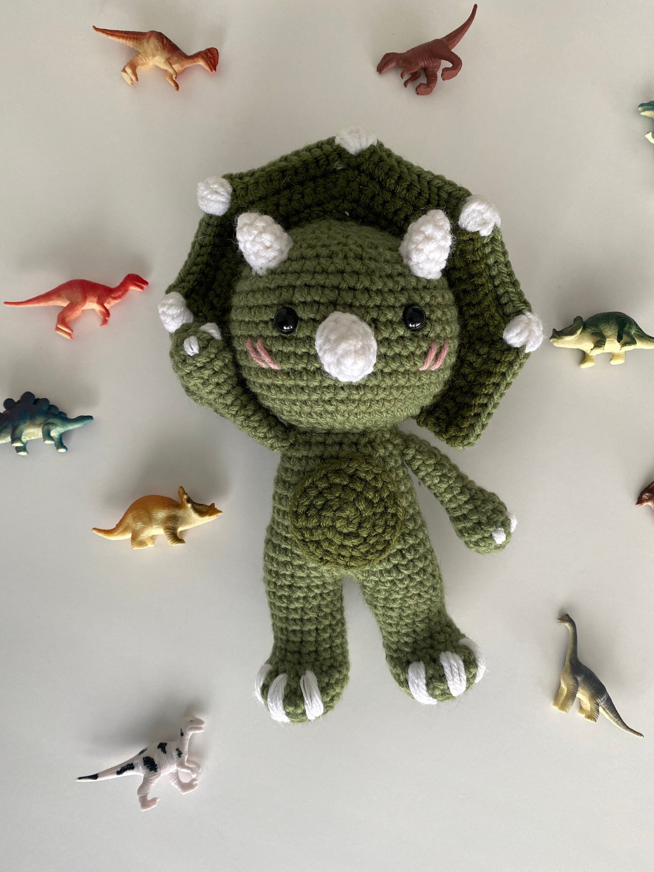Crochet Pattern | Tons of Triceratops - Etsy