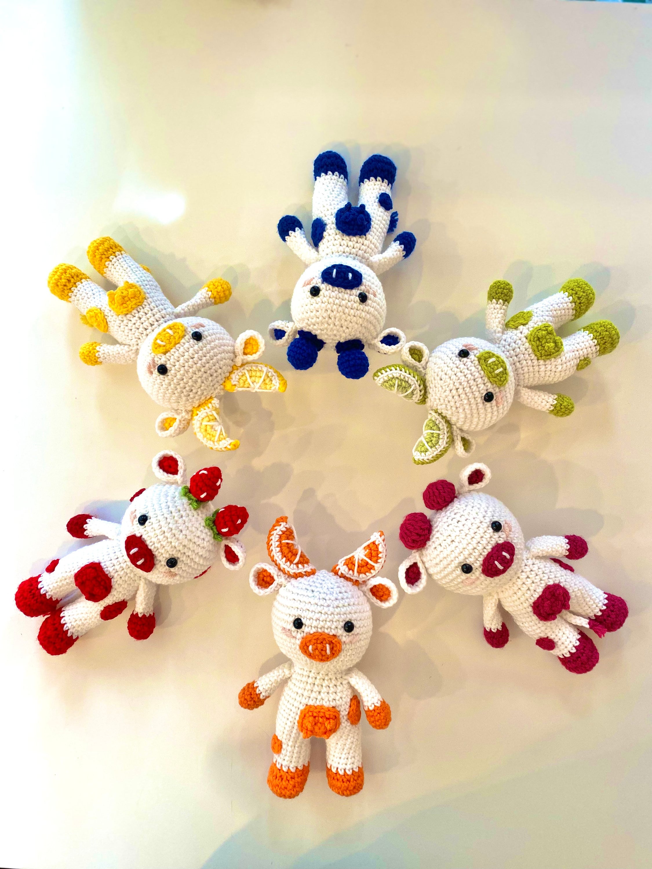 Crochet Pattern | Fruit Cows - Etsy