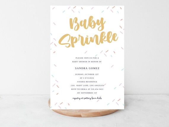 Modern Baby Sprinkle Shower