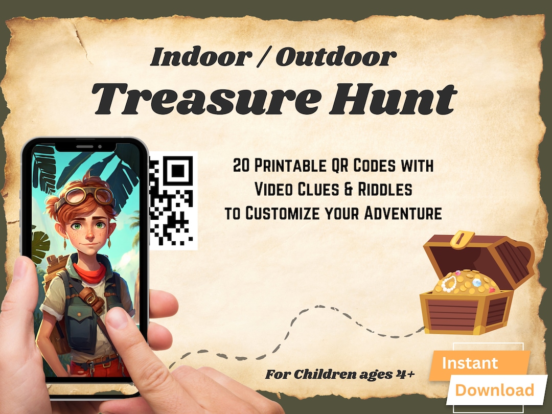 Treasure Hunt - the Ultimate Indoor & Outdoor QR Code Scavenger Hunt ...