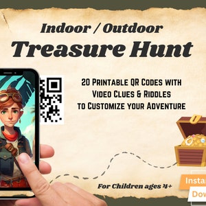 Treasure Hunt - the Ultimate Indoor & Outdoor QR Code Scavenger Hunt ...