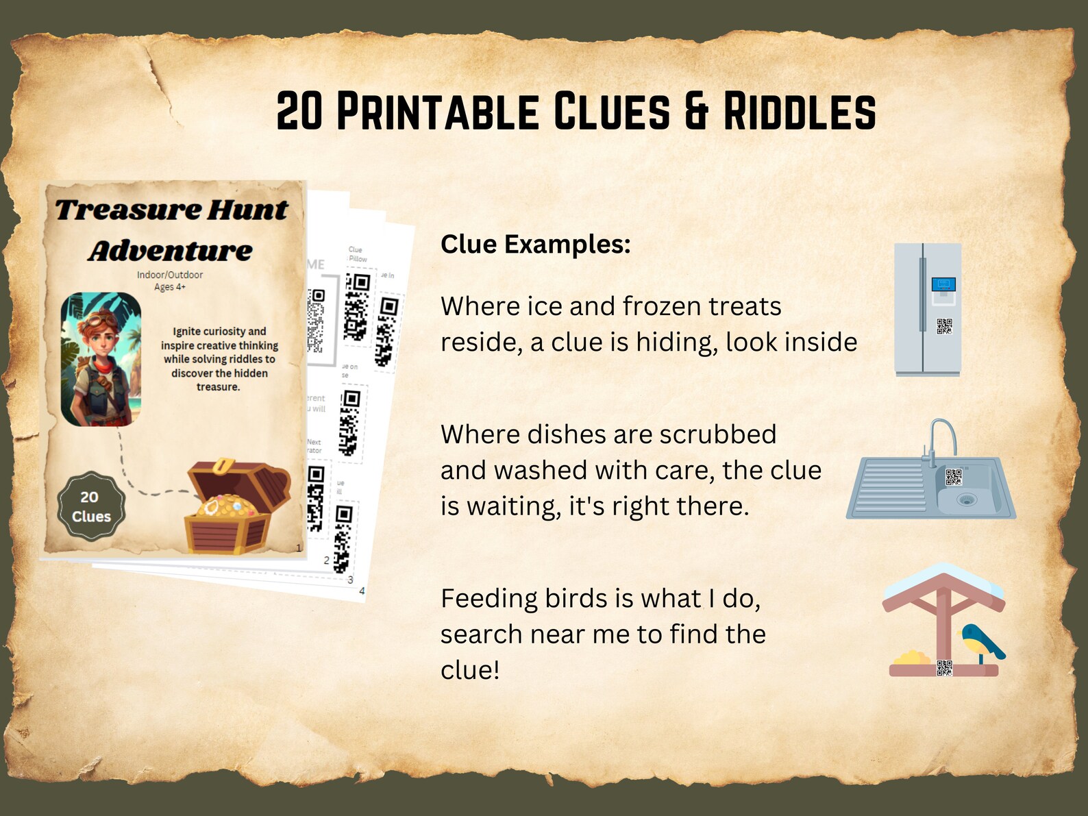 Treasure Hunt - the Ultimate Indoor & Outdoor QR Code Scavenger Hunt ...