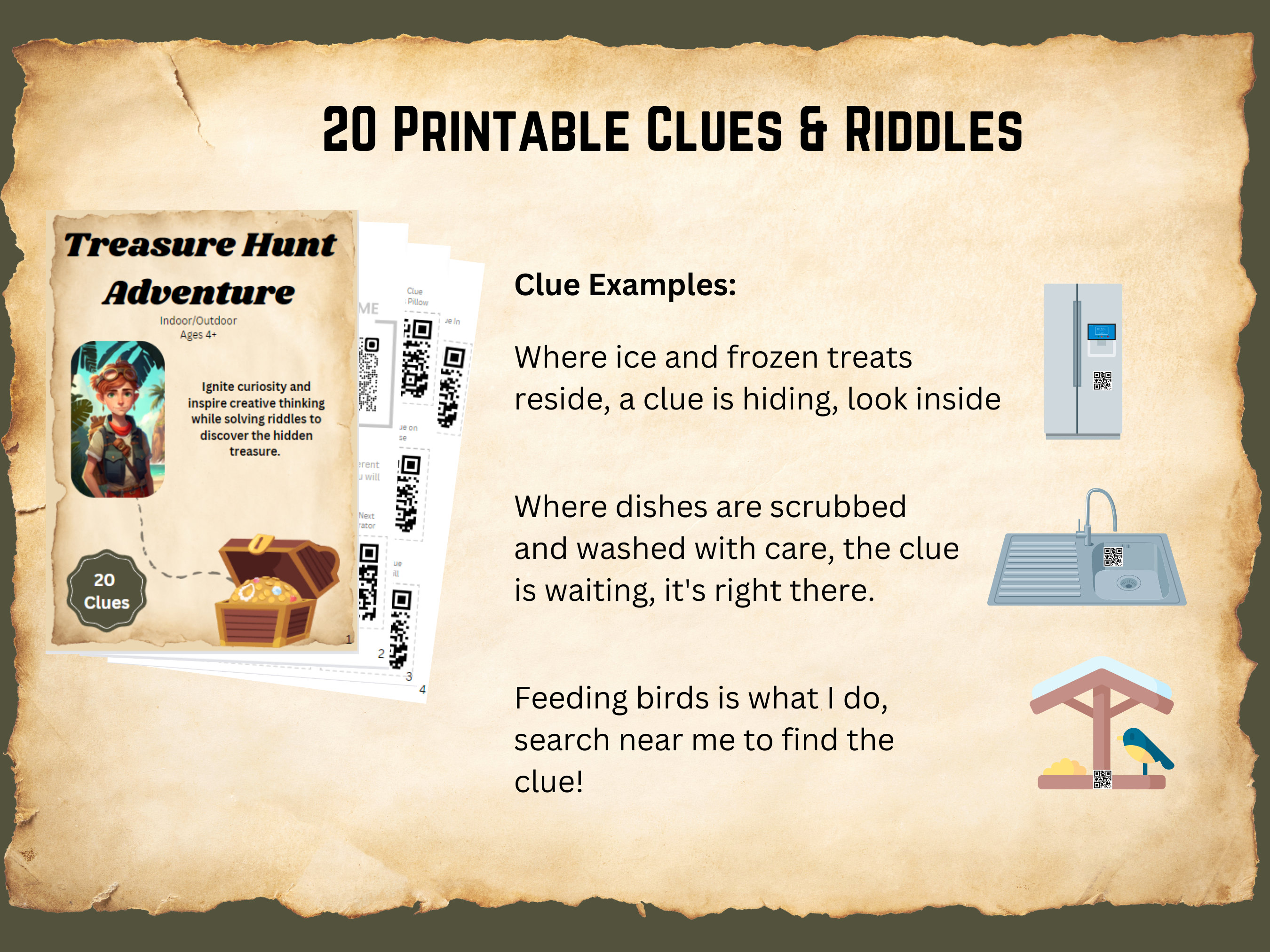 Treasure Hunt - the Ultimate Indoor & Outdoor QR Code Scavenger Hunt ...