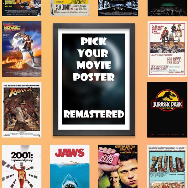 Movie Posters - Etsy