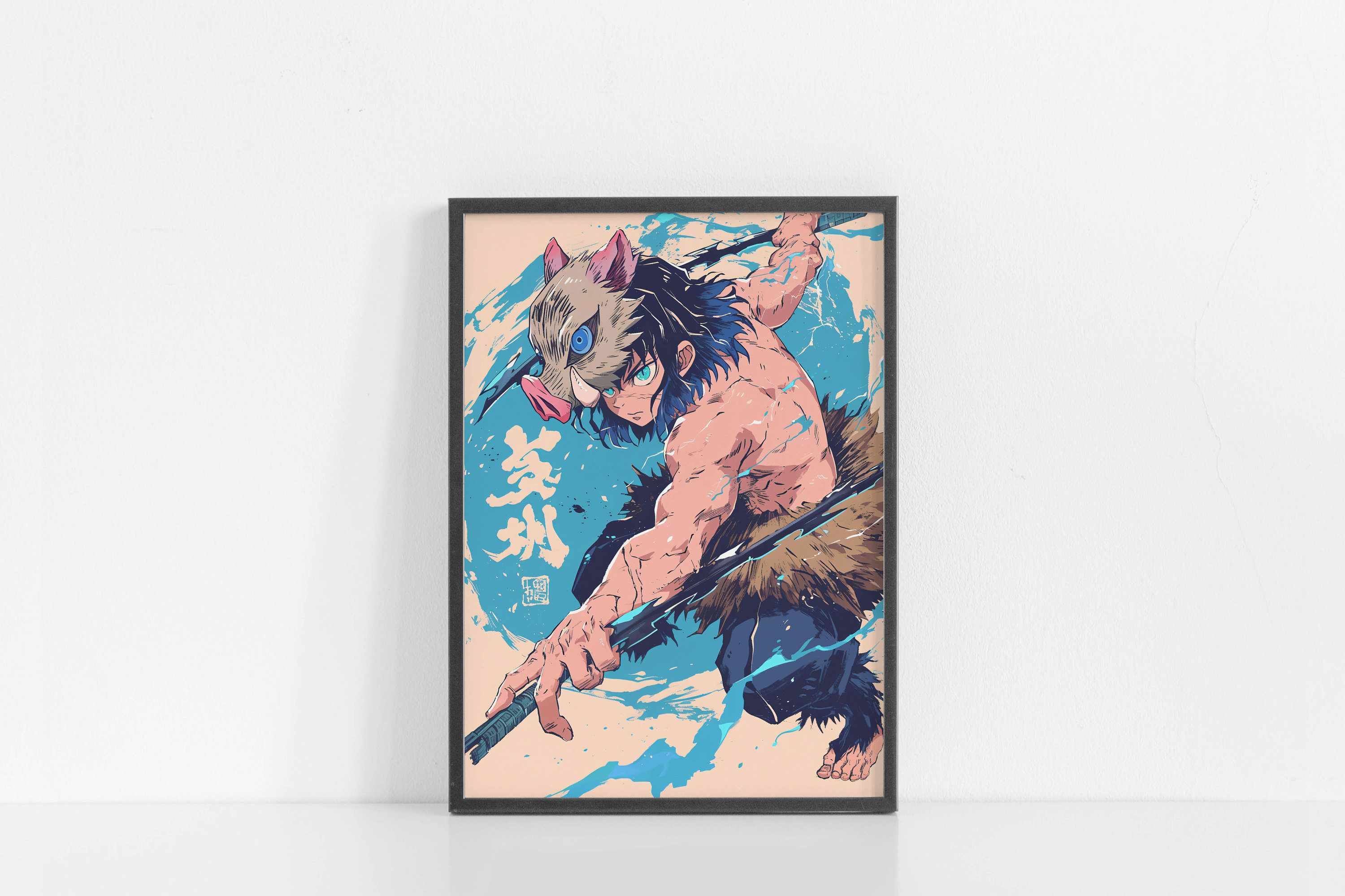 Inosuke Hashibira, Demon Slayer, Anime Poster Printable Wall Art ...
