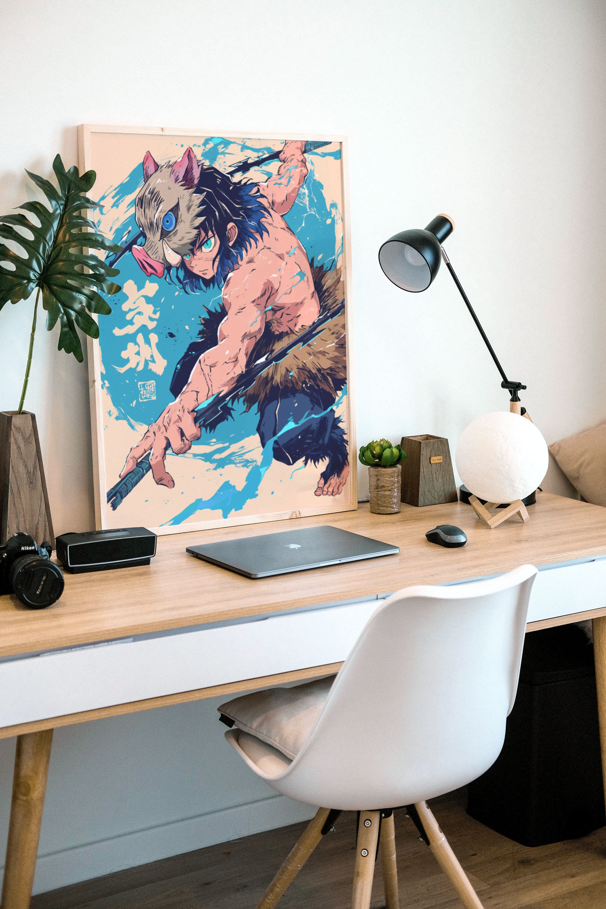 Inosuke Hashibira, Demon Slayer, Anime Poster Printable Wall Art ...