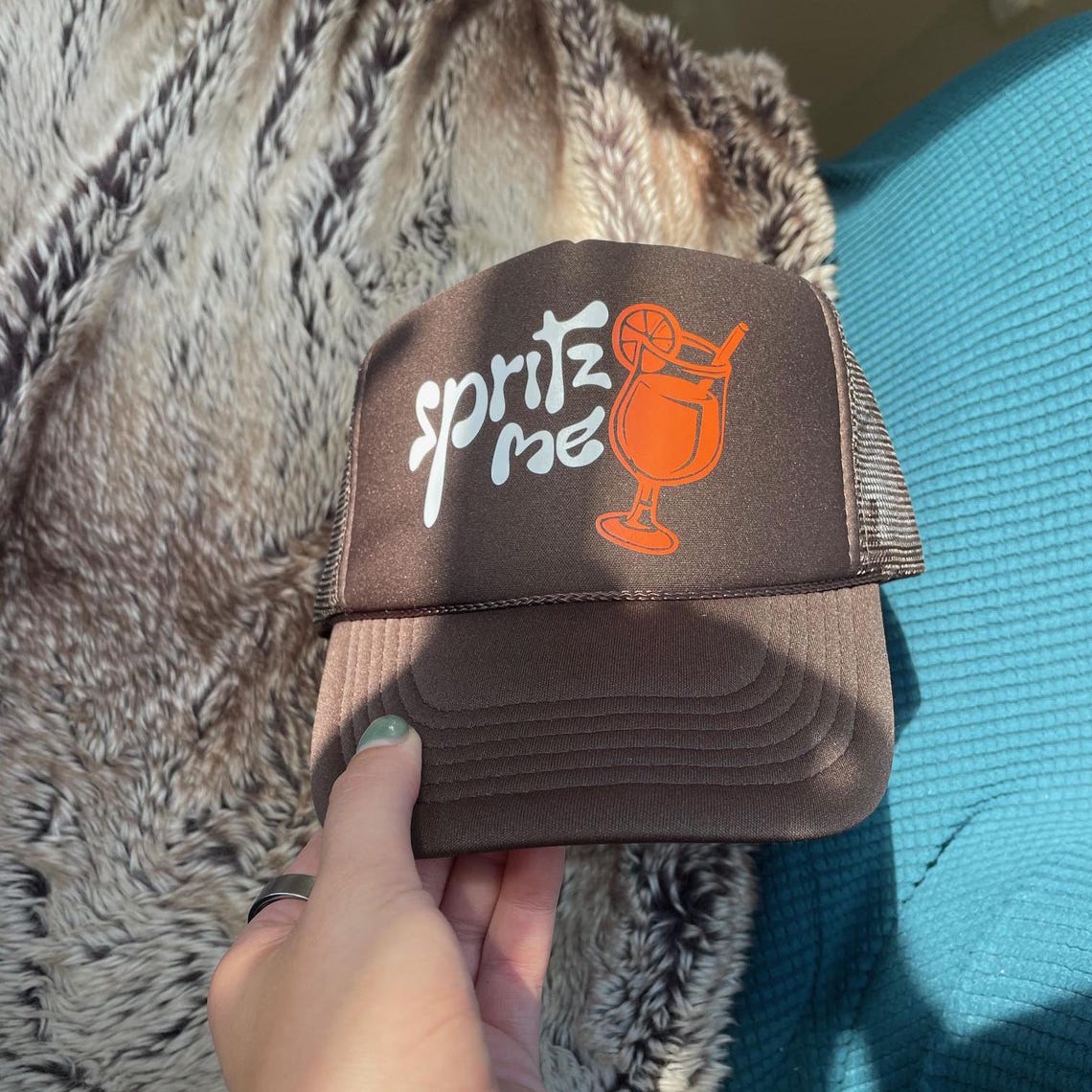 SPRITZ ME -foam Trucker Hat Fun Aperol Trendy Cap for Parties Outfits ...